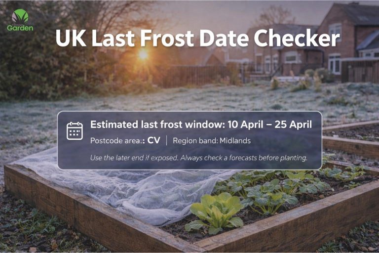 UK Last Frost Date Checker (Enter Your Postcode)